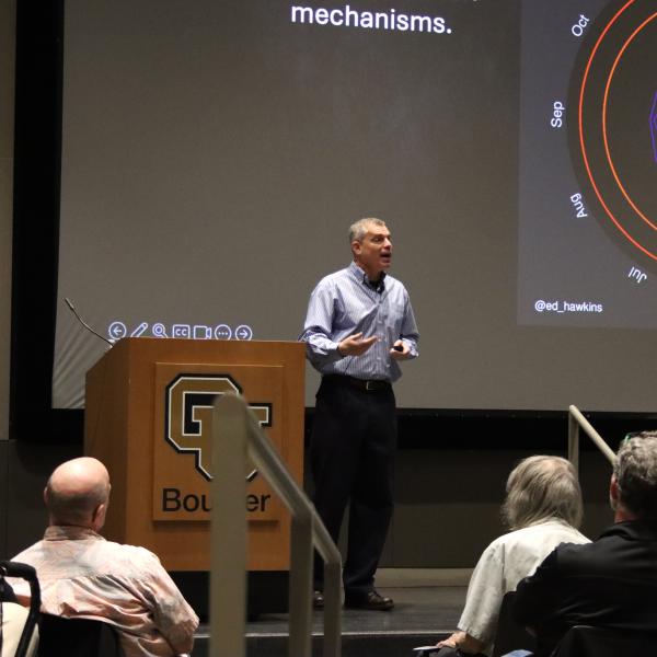 Professor Jamie Nagle Delivers Insightful Distinguished Research Lecture on the Early Universe ...